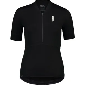 Koszulka rowerowa Mons Royale Cadence Half Zip - Black | ElementStore.pl